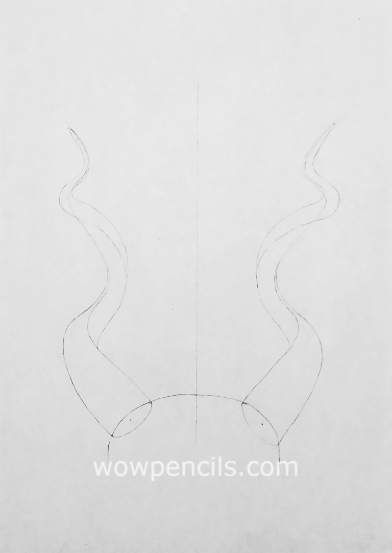 How to Draw Horns: Best Pencil Tutorial at WoWPencils